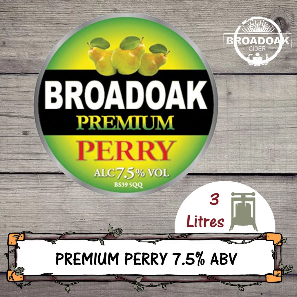 Premium Perry 7.5% – 3L Broadoak Cider – Chantry Brewery